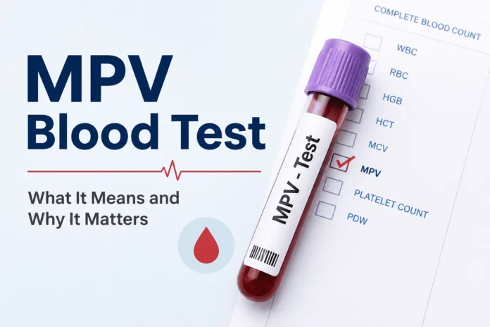 MPV Blood Test: Normal Range, High & Low Levels Explained